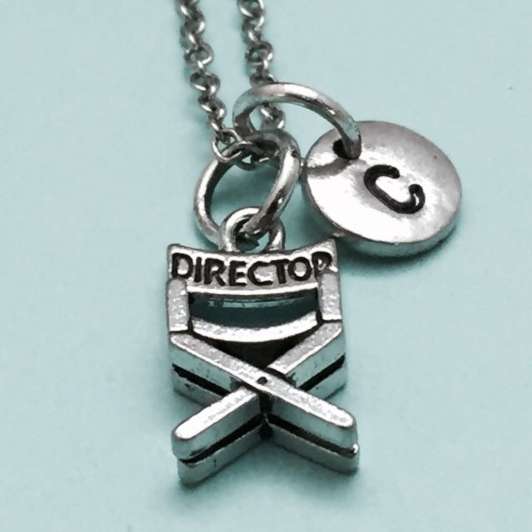 Directors Chair Necklace, Directors Chair Charm, Film Necklace ...