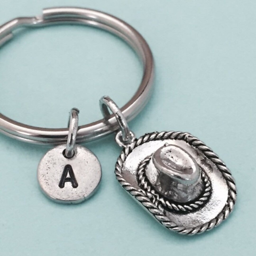 Cowboy Hat Keychain, Cowboy Hat Charm, Hat Keychain, Hat Charm ...
