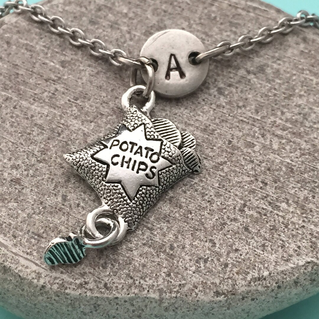 Potato Chips Charm Bracelet, Potato Chips Charm, Food Bracelet ...