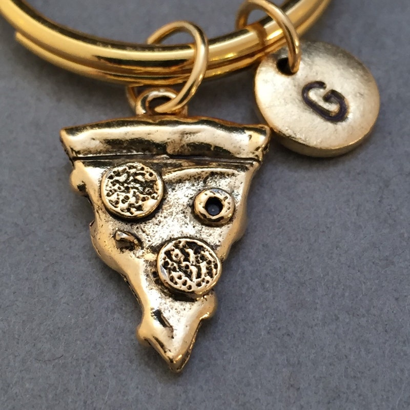 Pizza Keychain - Etsy