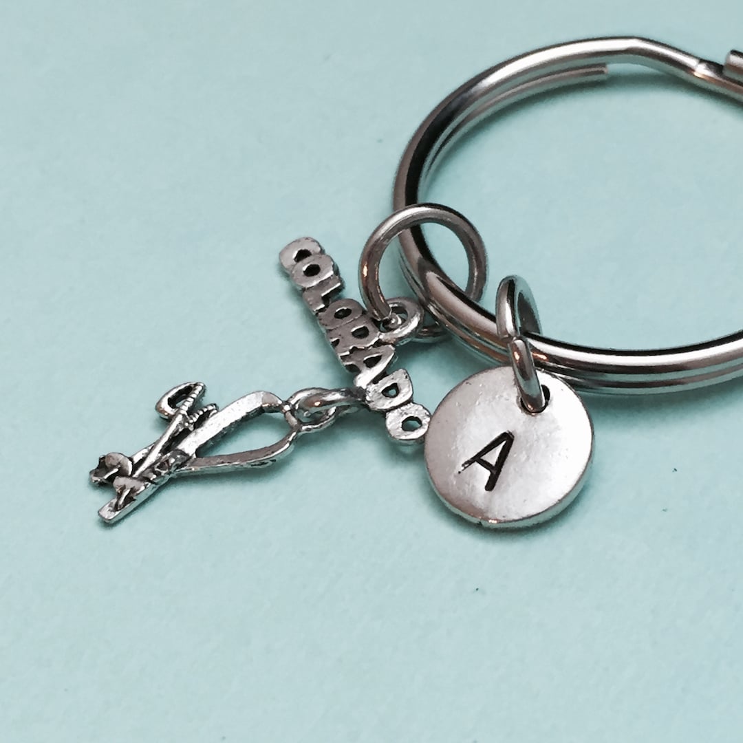 Colorado Keychain, Colorado Charm, State Keychain, Personalized ...