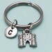Castle Keychain, Princess Castle Keychain, Castle Charm, Personalized ...