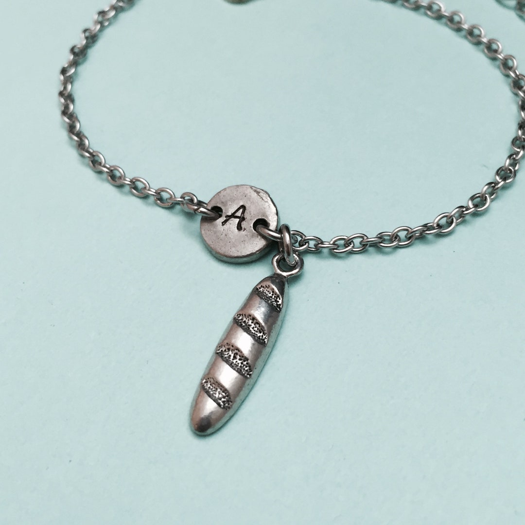 French Bread Charm Bracelet, French Bread Charm, Food Bracelet ...