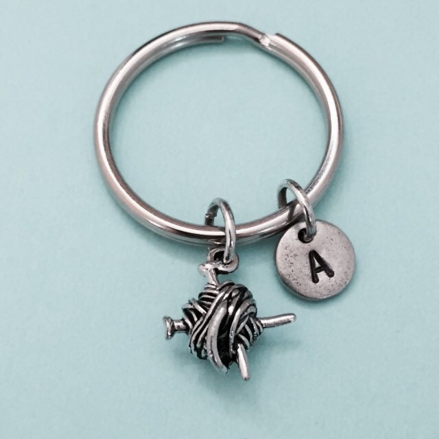 Spool of Thread Keychain Spool of Thread Charm Sewing | Etsy