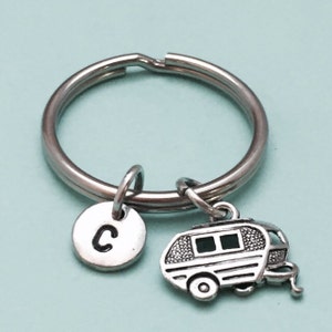 Camper Keychain, Camper Charm, Rv Keychain, Travel Trailer ...