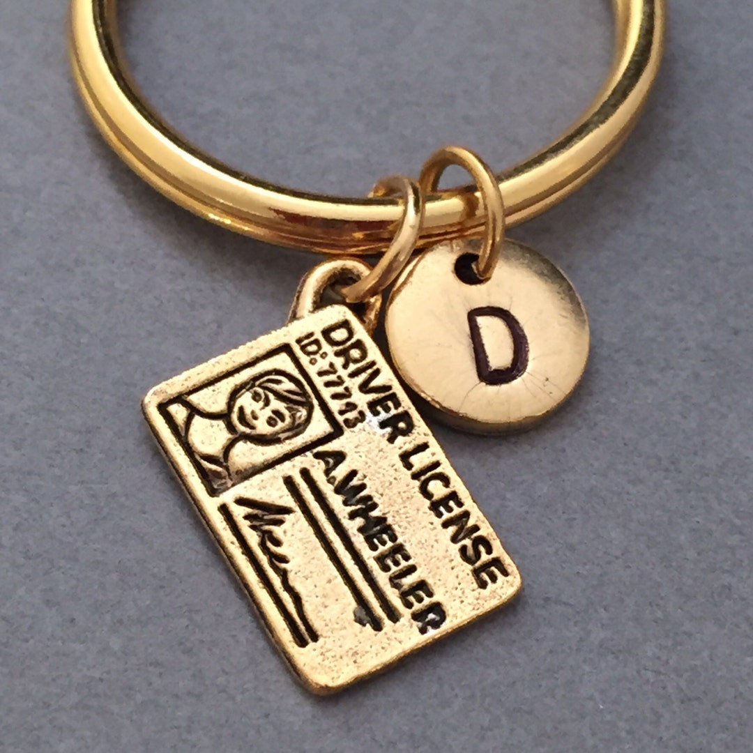 Drivers License Keychain, Drivers License Charm, License Keychain ...