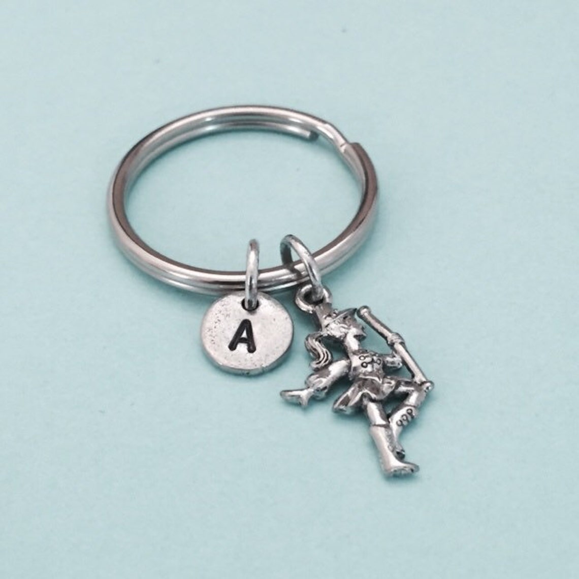 Baton Twirler Keychain Baton Twirler Charm Majorette - Etsy