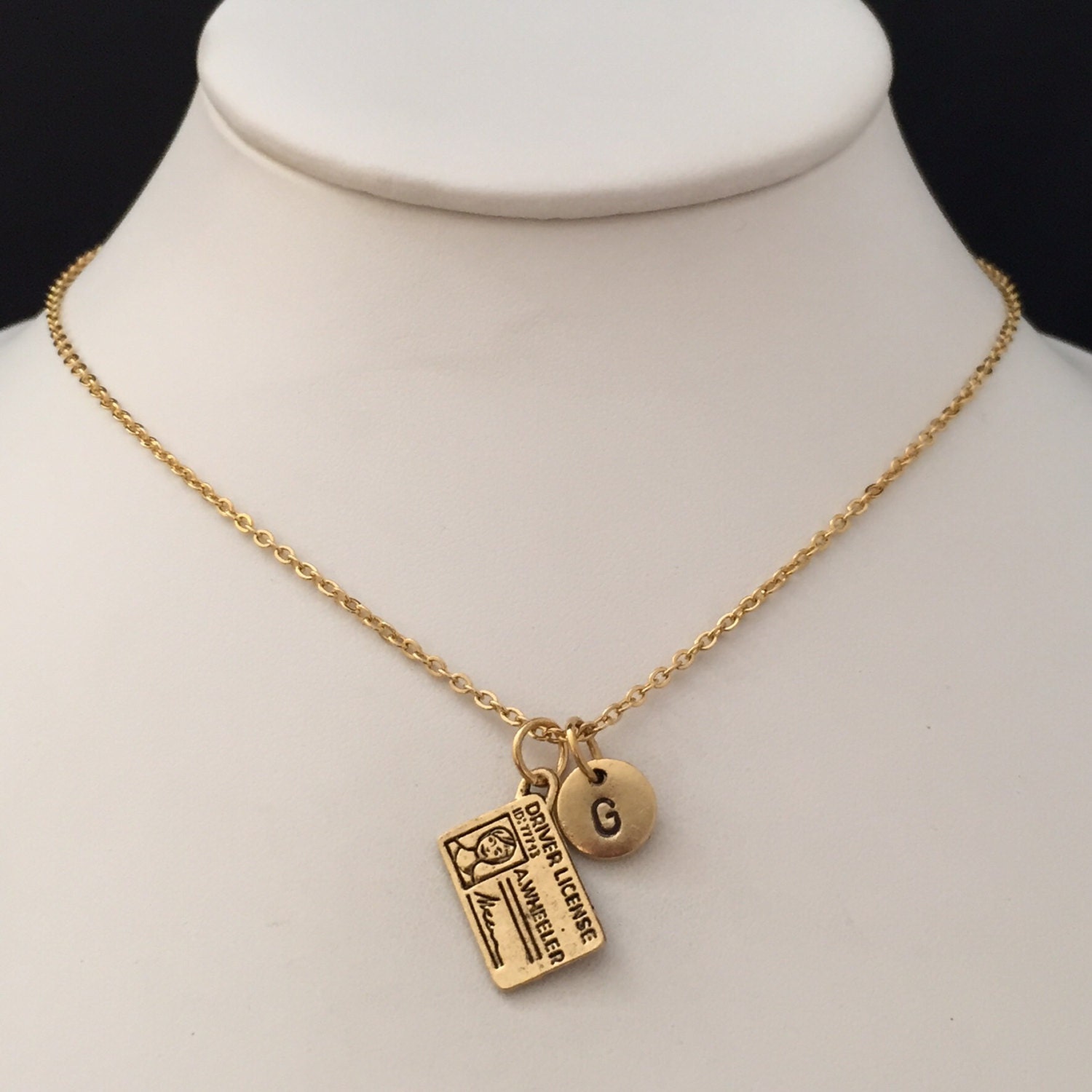 Drivers License Necklace, Drivers License Charm, Driving Necklace ...