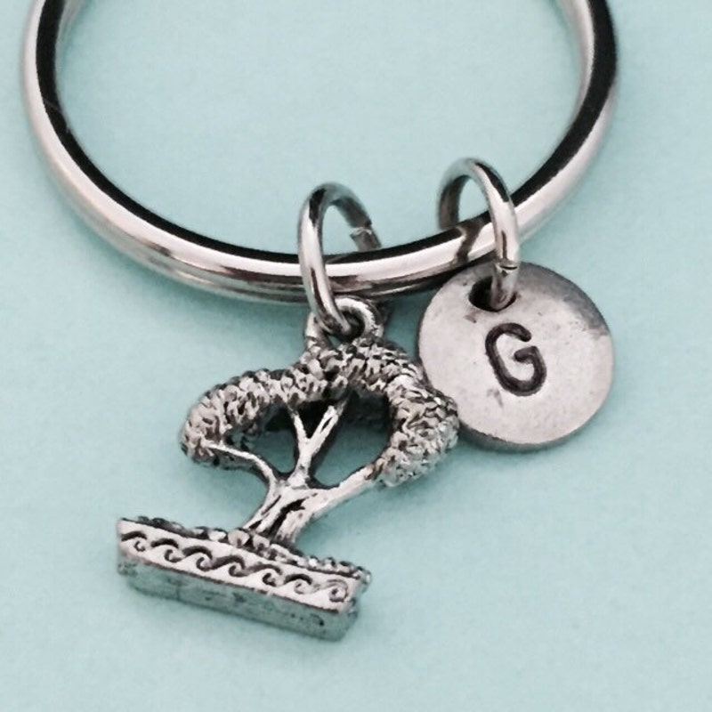 Tree Keychain - Etsy