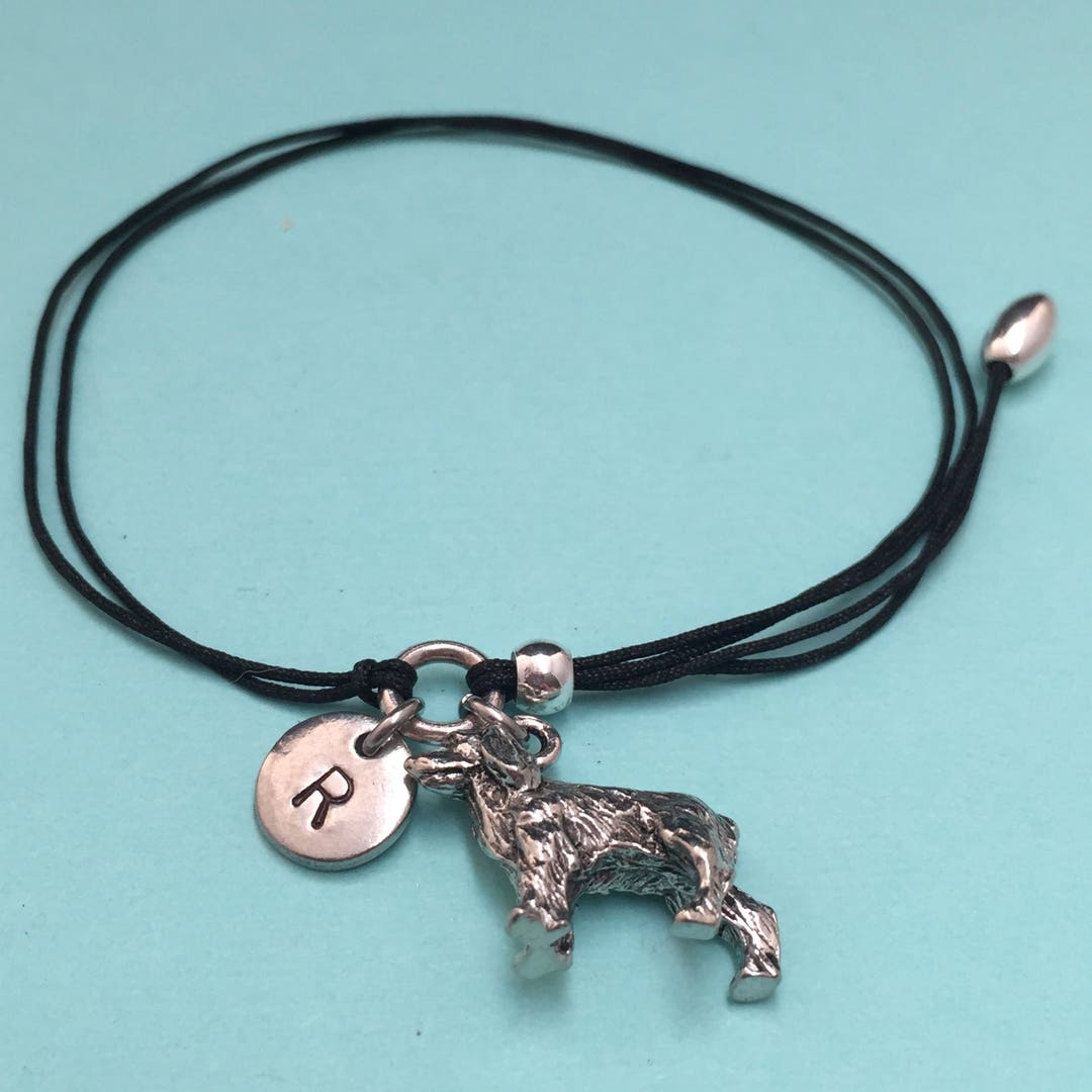 Spaniel Dog Cord Bracelet, Cocker Spaniel Dog Charm Bracelet ...
