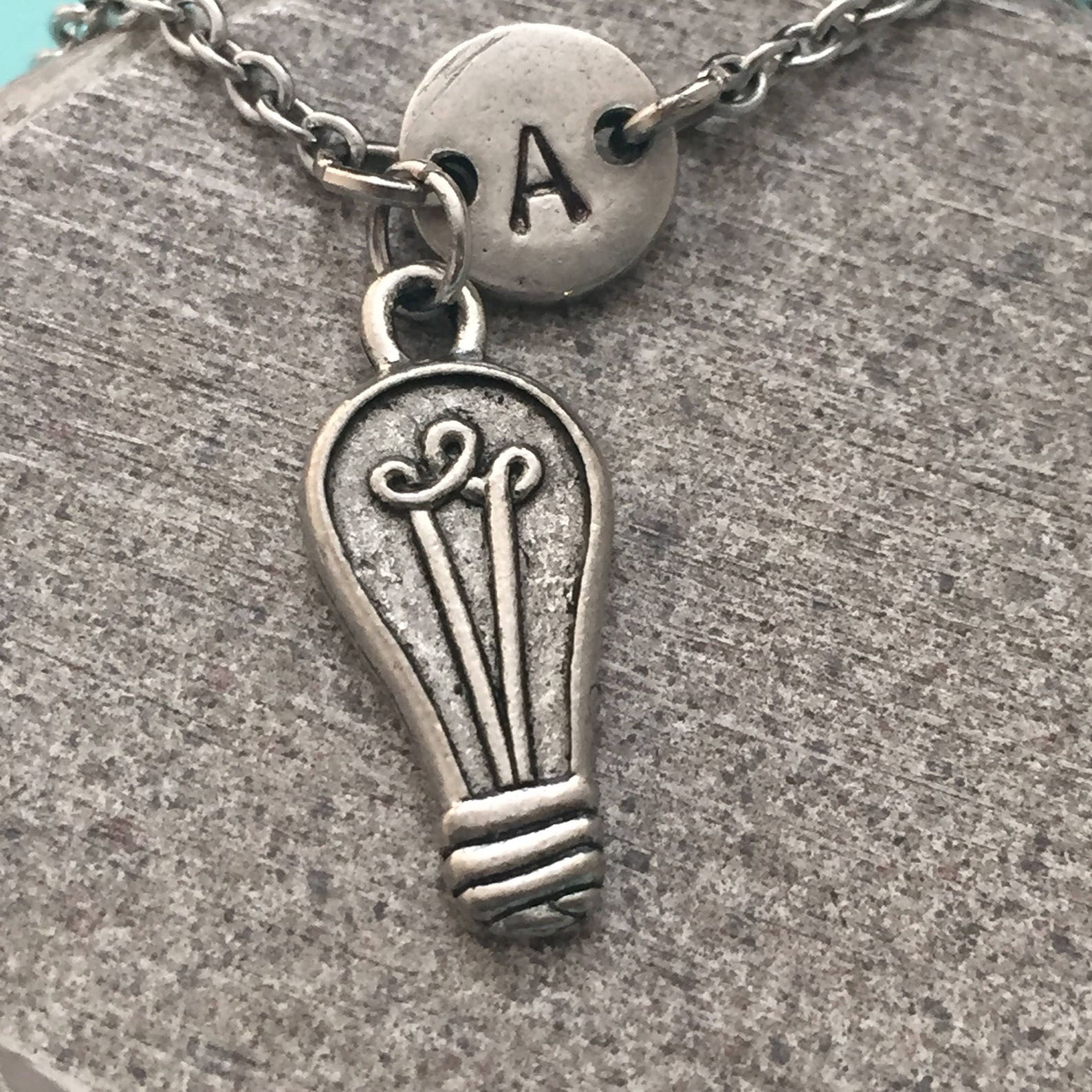 Light Bulb Charm Bracelet Light Bulb Charm Household - Etsy