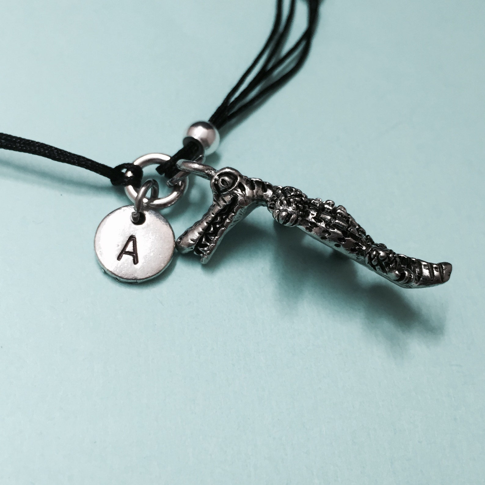 Gator Cord Bracelet Gator Charm Bracelet Adjustable - Etsy