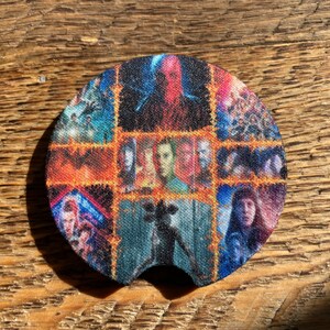 Stranger Things Tv Theme Car Sublimation Coaster - Etsy