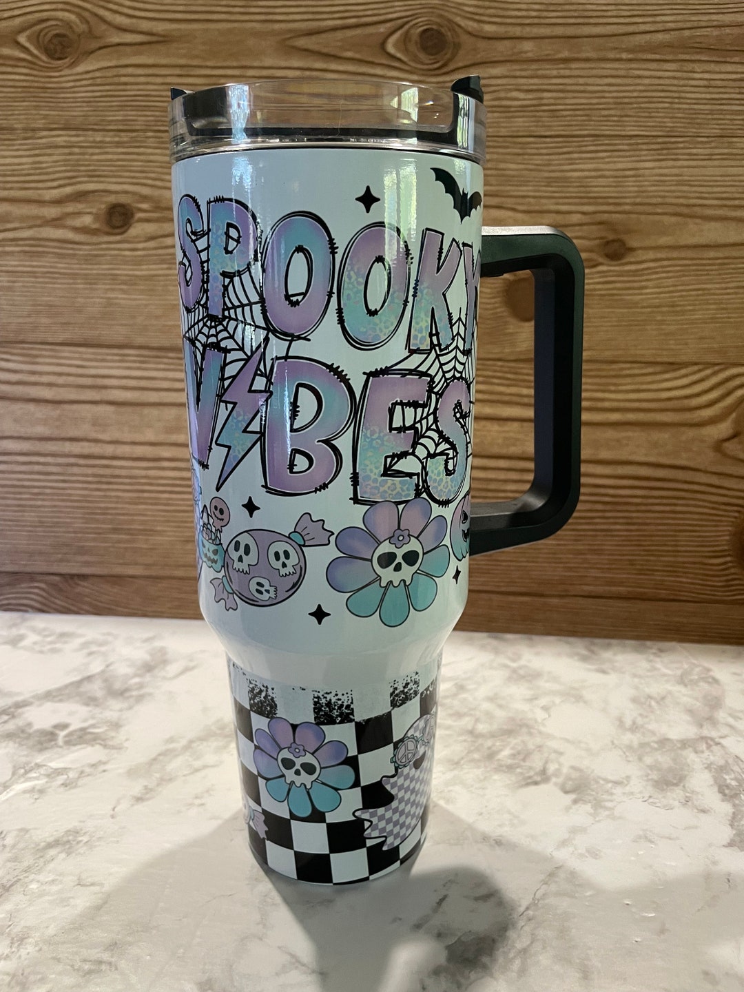 RTS Spooky Vibes Tumbler, Halloween Theme - Etsy
