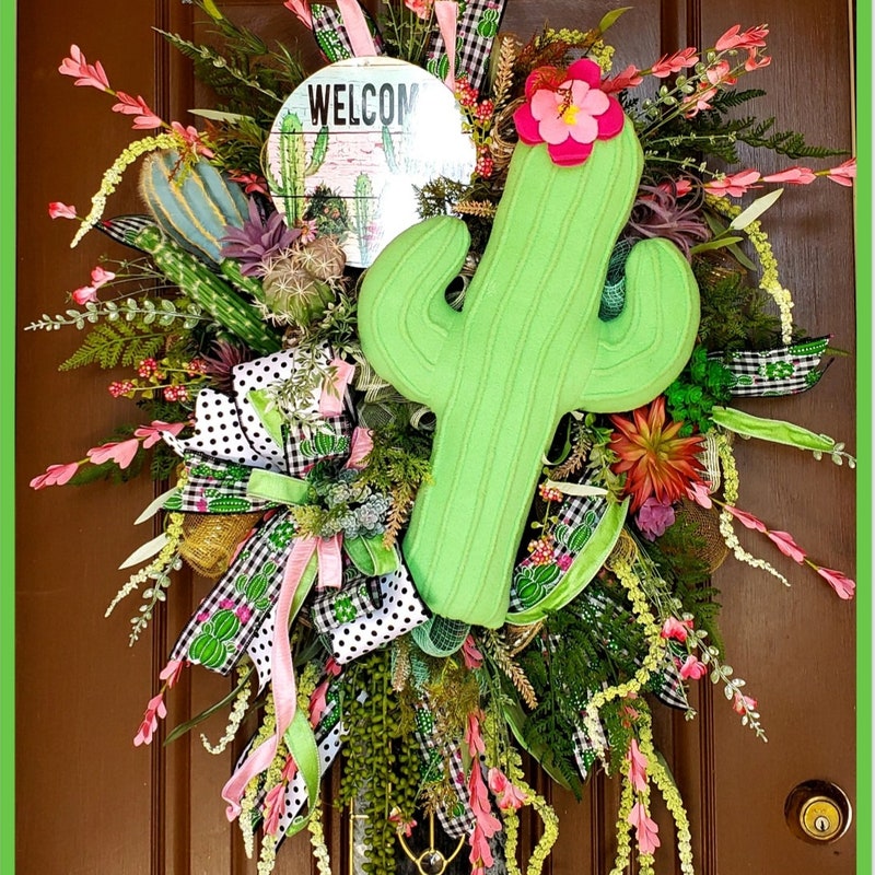 Cactus Wreath - Etsy