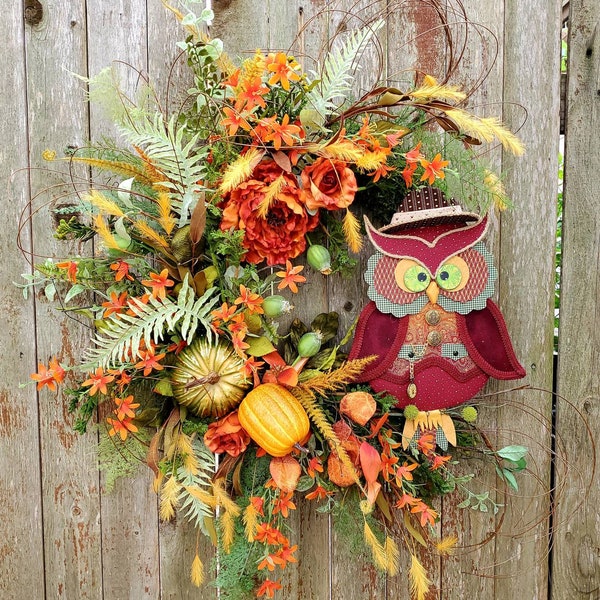 Autumn Owl - Etsy