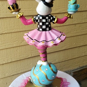 White Rabbit Figurine, Deluxe Dapper Rabbit, English Rabbit, White ...