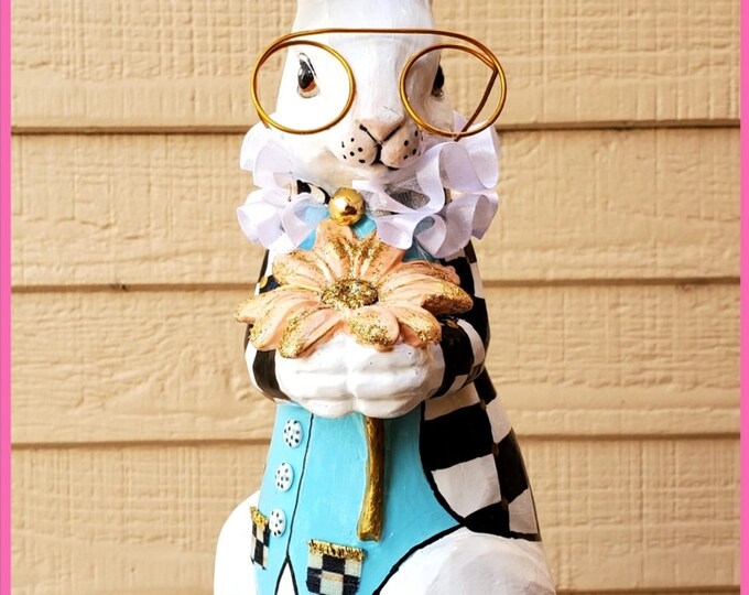Deluxe White Rabbit, Alice in Wonderland White Rabbit, Easter Rabbit ...