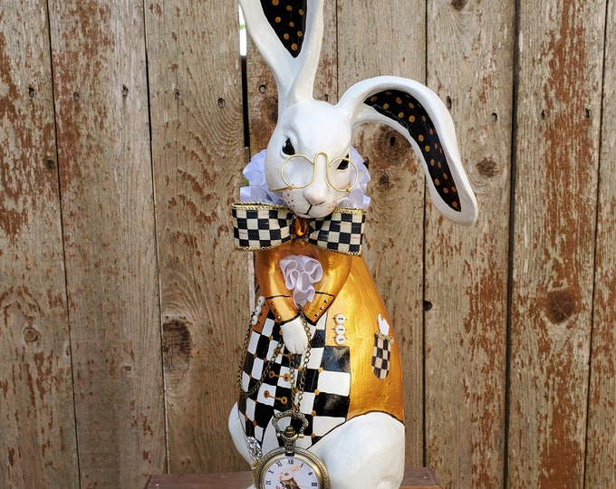 Deluxe White Rabbit, Alice in Wonderland White Rabbit, Easter Rabbit ...