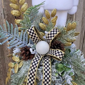 Nutcracker Centerpiece, Flocked Nutcracker, Christmas Nutcracker ...