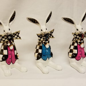 White Rabbit, Alice in Wonderland White Rabbit, Easter Rabbit, Hand ...