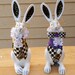 White Rabbit, Alice in Wonderland White Rabbit, Easter Rabbit,hand ...