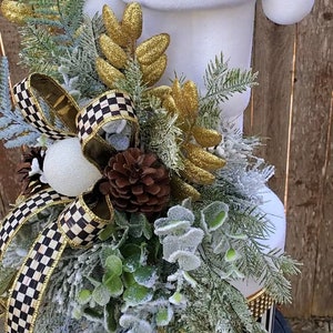 Nutcracker Centerpiece, Flocked Nutcracker, Christmas Nutcracker ...