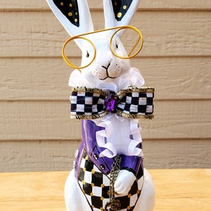 White Rabbit, Alice in Wonderland White Rabbit, Easter Rabbit,hand ...