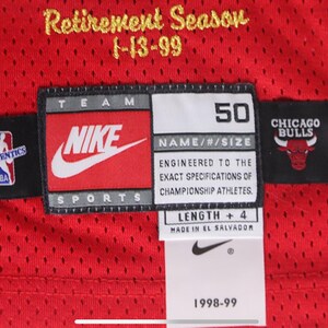 Michael Jordan Signed Chicago Bulls Retirement Nike Pro Cut Game Model Jersey Upper Deck COA - Etsy