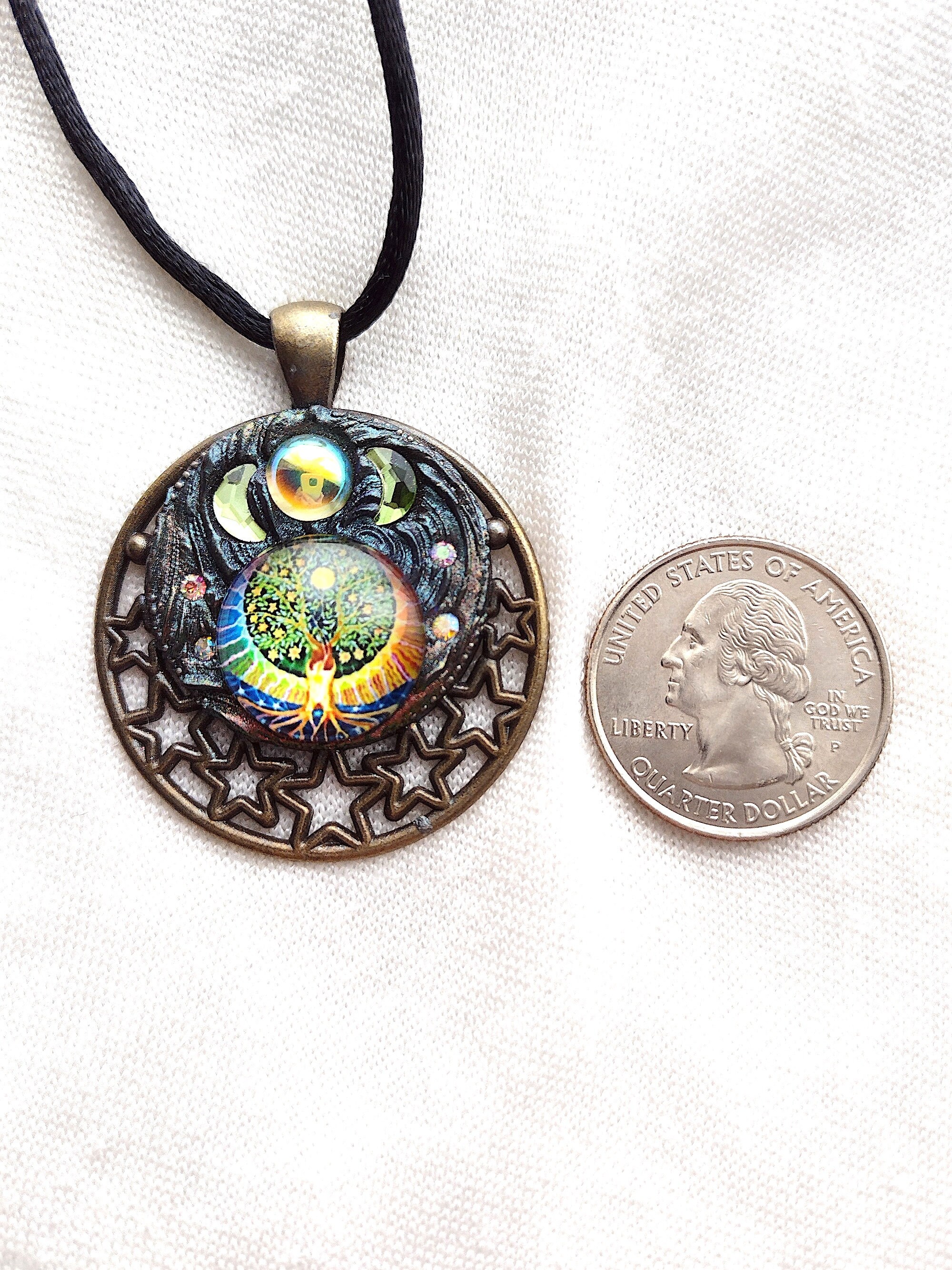 Celestial, Tree of Life, Gypsy, Earth Magic, Pagan, Mystical, Pendant ...