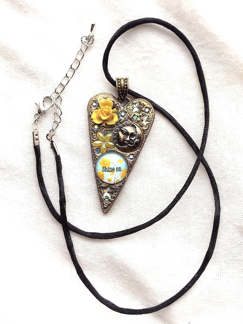 Celestial, Affirmation, Meditation, Love, Amulet, Pendant, PA-557 - Etsy