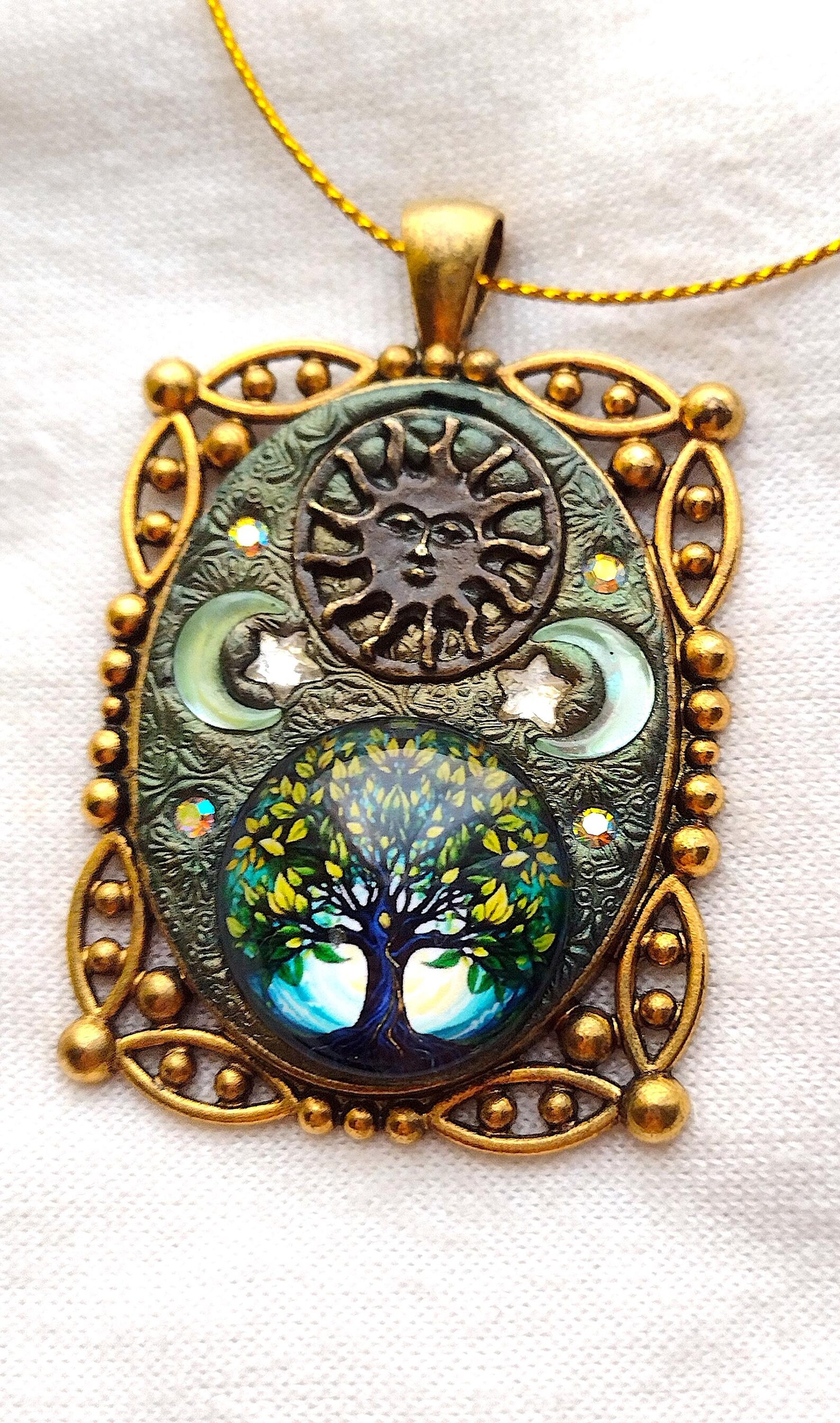 Tree of Life, Solstice, Earth Spirit, Celestial, Ornament, Amulet, OR ...
