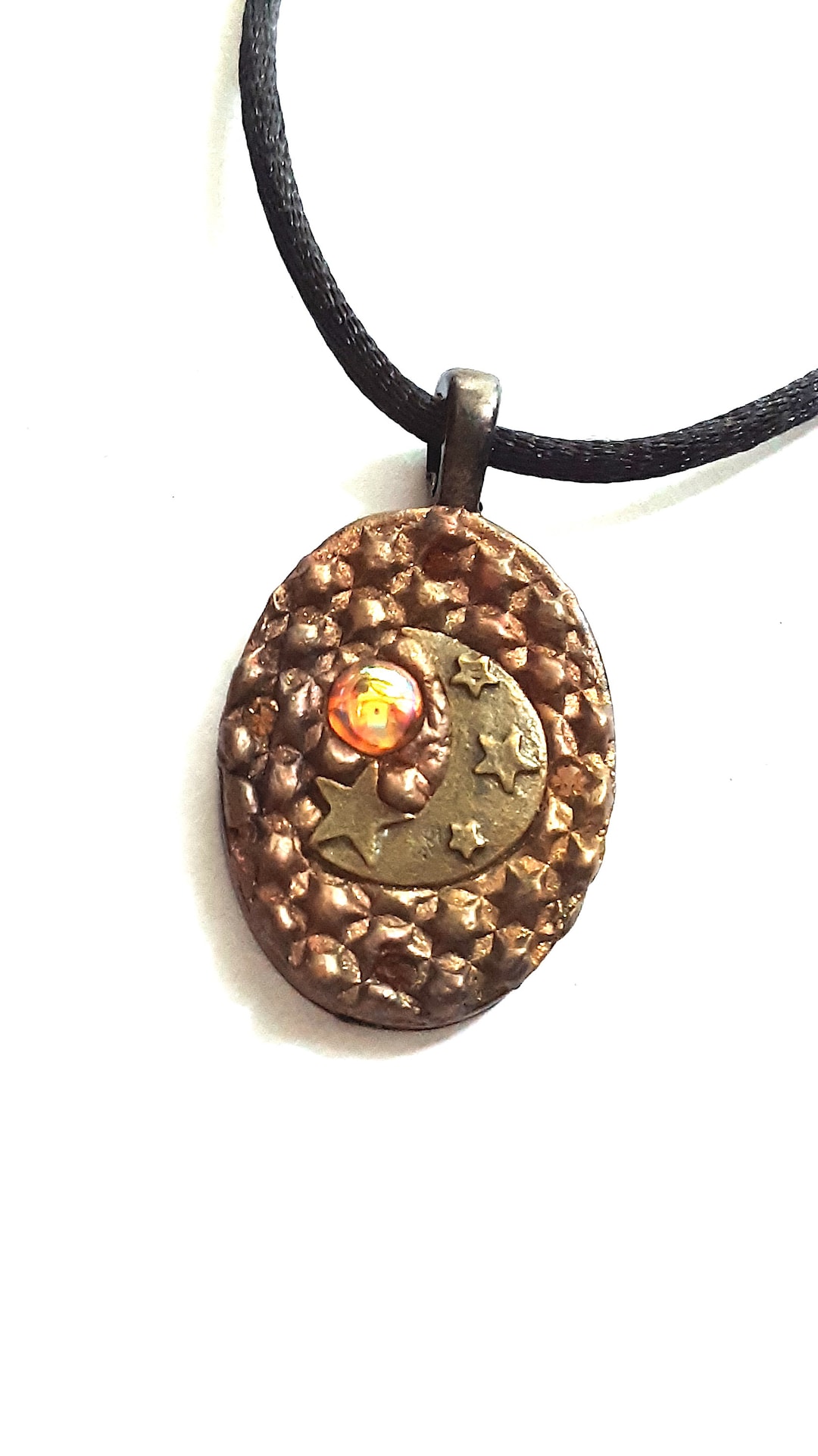 Celestial, Gypsy, Moon, Stars, Mystical, Petite, Pendant, PA-223 - Etsy