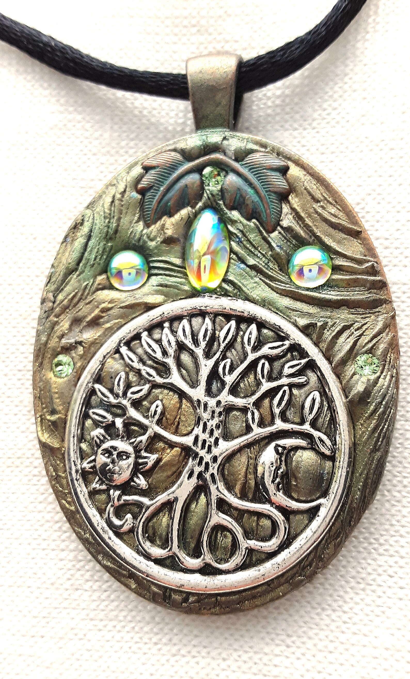 Tree of Life Celestial Nature Pagan Amulet Pendant - Etsy