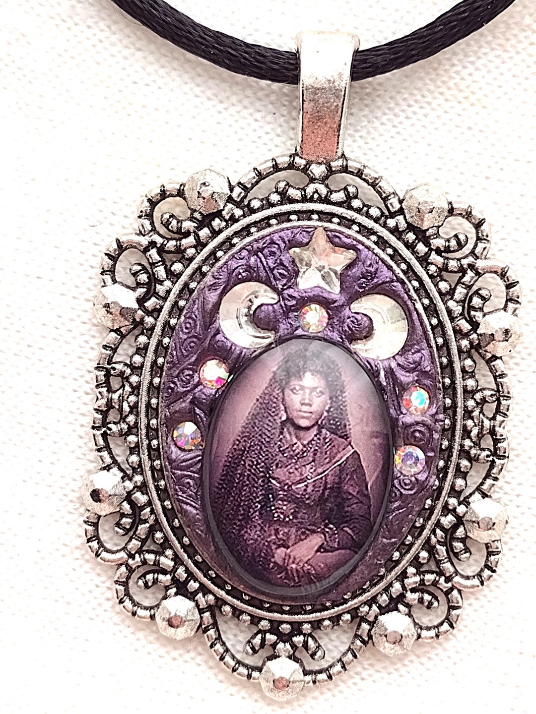 Gypsy, African American, Celestial, Mystical, Pendant, PA-541 - Etsy