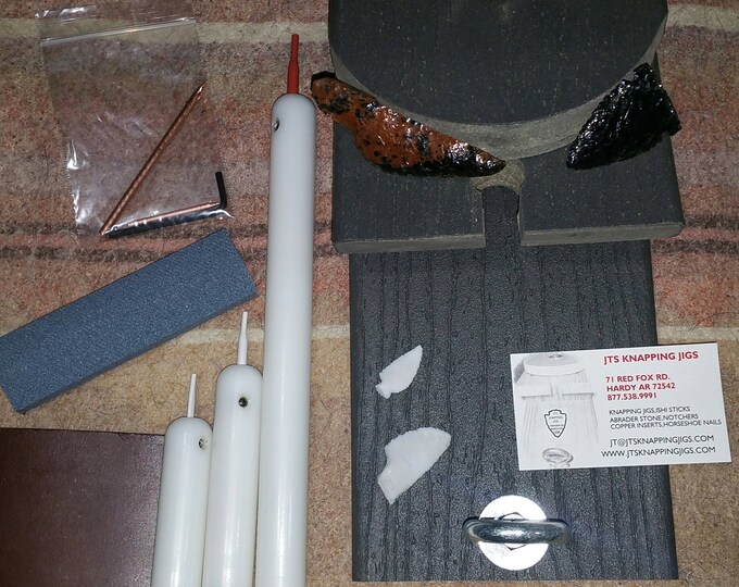 Deluxe Flint Knapping Jig Kit delrin Rod Flakers - Etsy