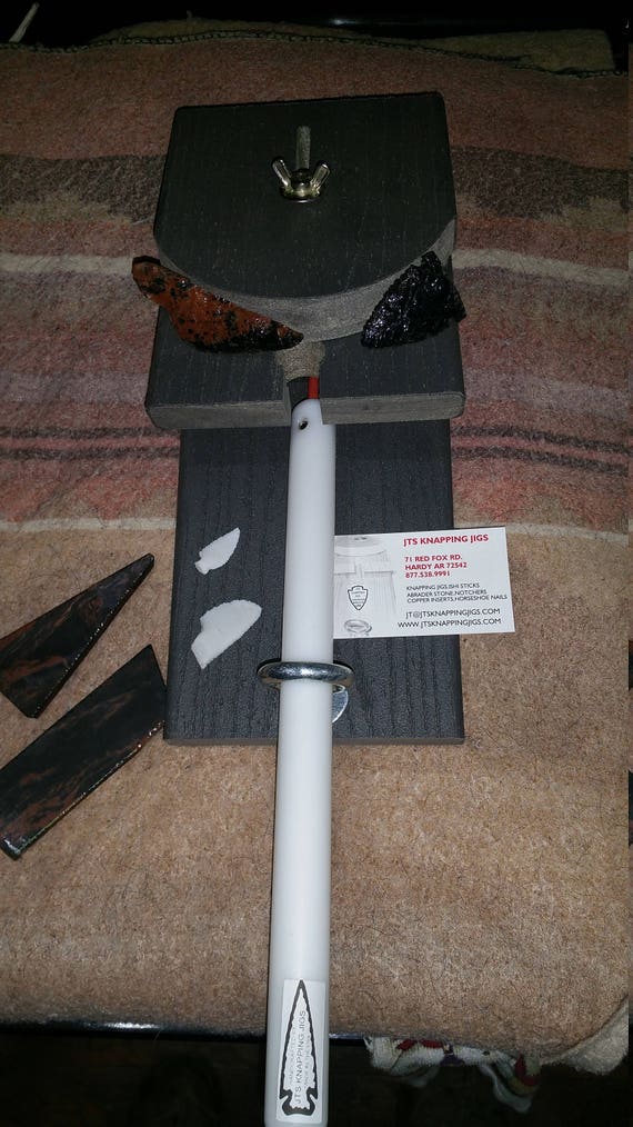 Flint Knapping Jig W/ Delrin Rod ISHI Stick Flaker | Etsy