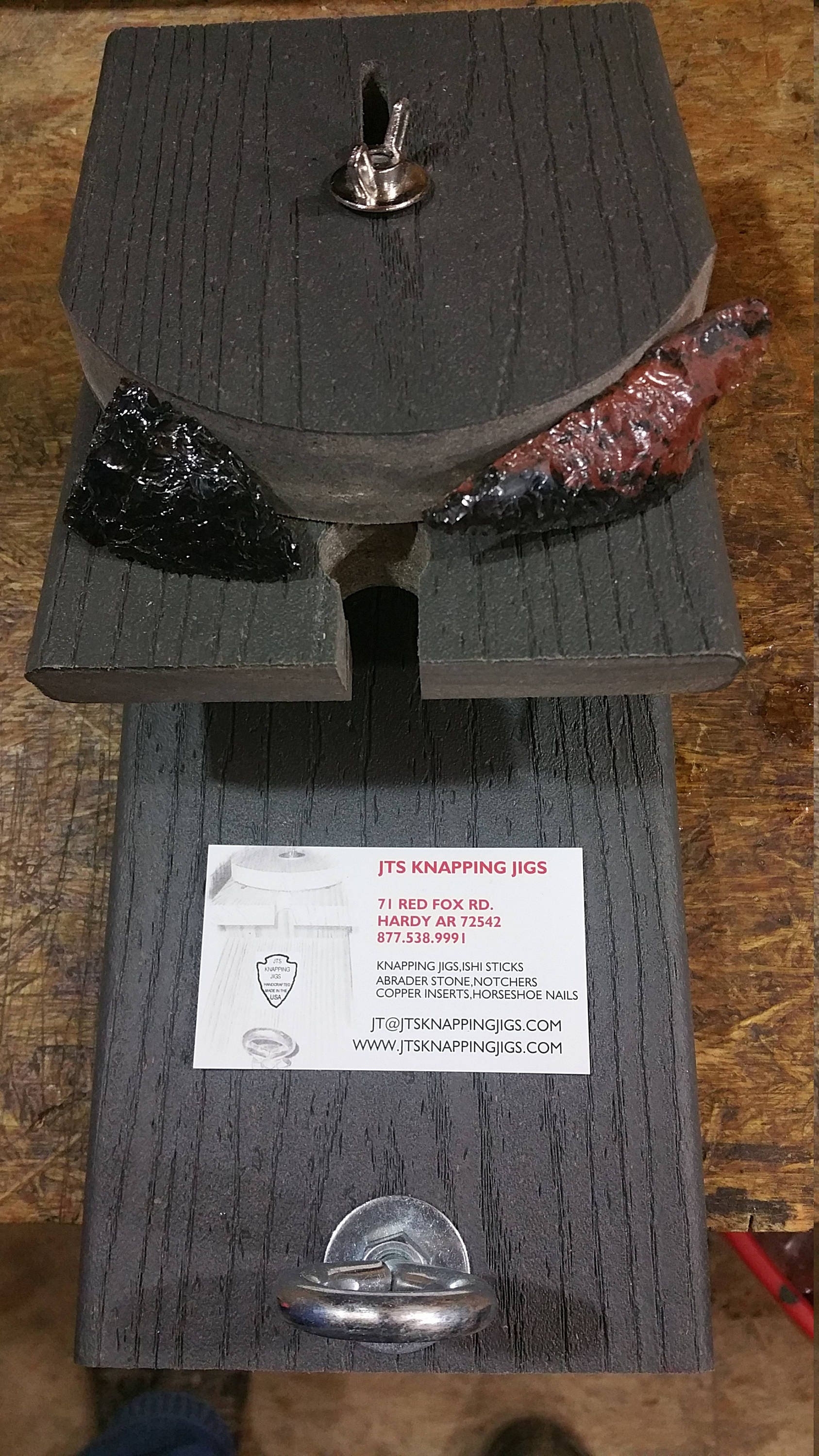 Flint Knapping Jig W/ Delrin Rod ISHI Stick Flaker - Etsy