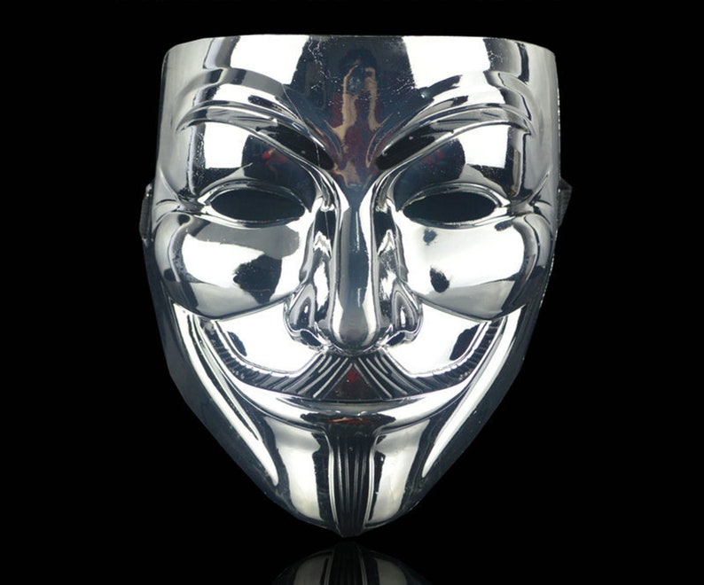Hacker Mask for Kids V for Vendetta Mask Halloween Masks | Etsy