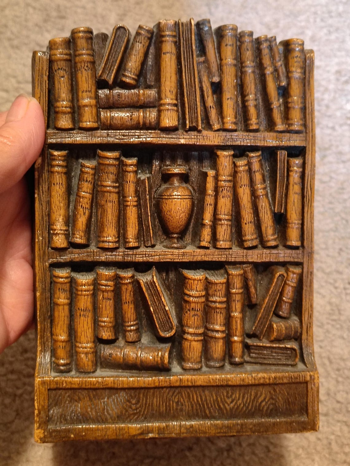 Vintage Set of 1950s Library Book Ends Hard Resin Hard to Find Rare - Etsy