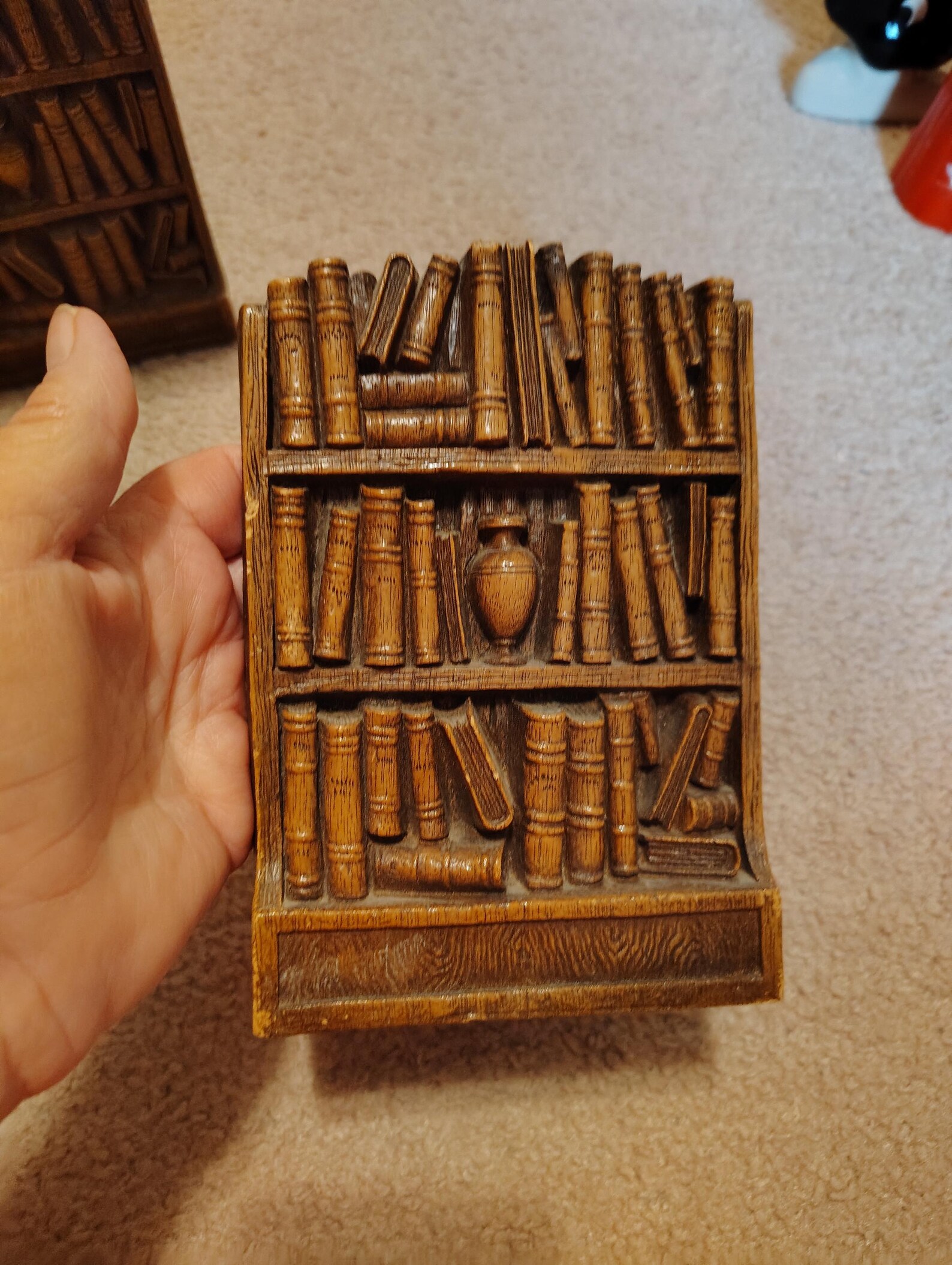 Vintage Set of 1950s Library Book Ends Hard Resin Hard to Find Rare - Etsy