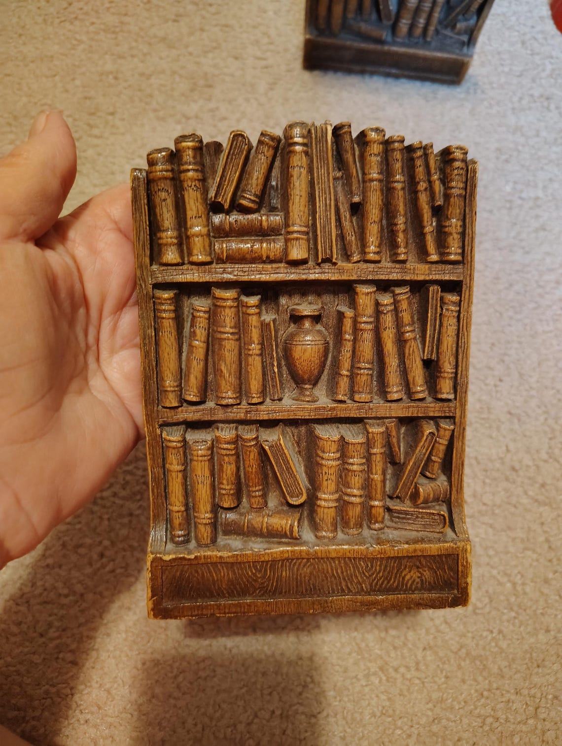 Vintage Set of 1950s Library Book Ends Hard Resin Hard to Find Rare - Etsy