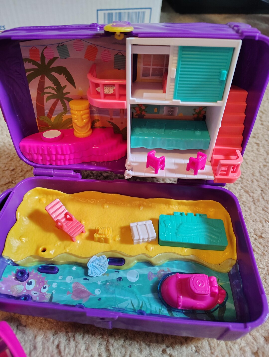 Polly Pocket With Friend on the Beach Play Kit - Etsy