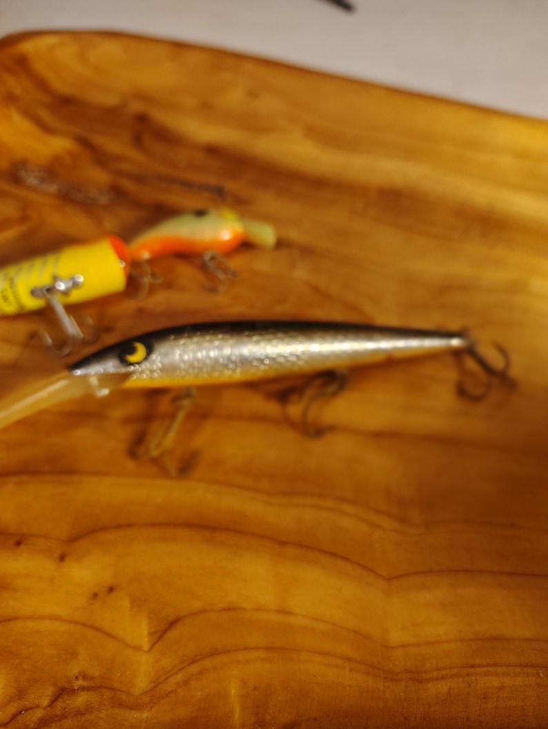 Vintage Fishing Lures Topwater Plugs and Minnow Style Bates Made From ...
