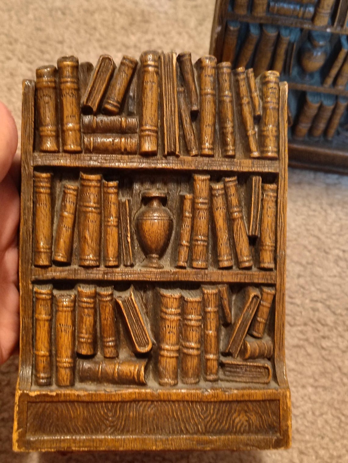 Vintage Set of 1950s Library Book Ends Hard Resin Hard to Find Rare - Etsy