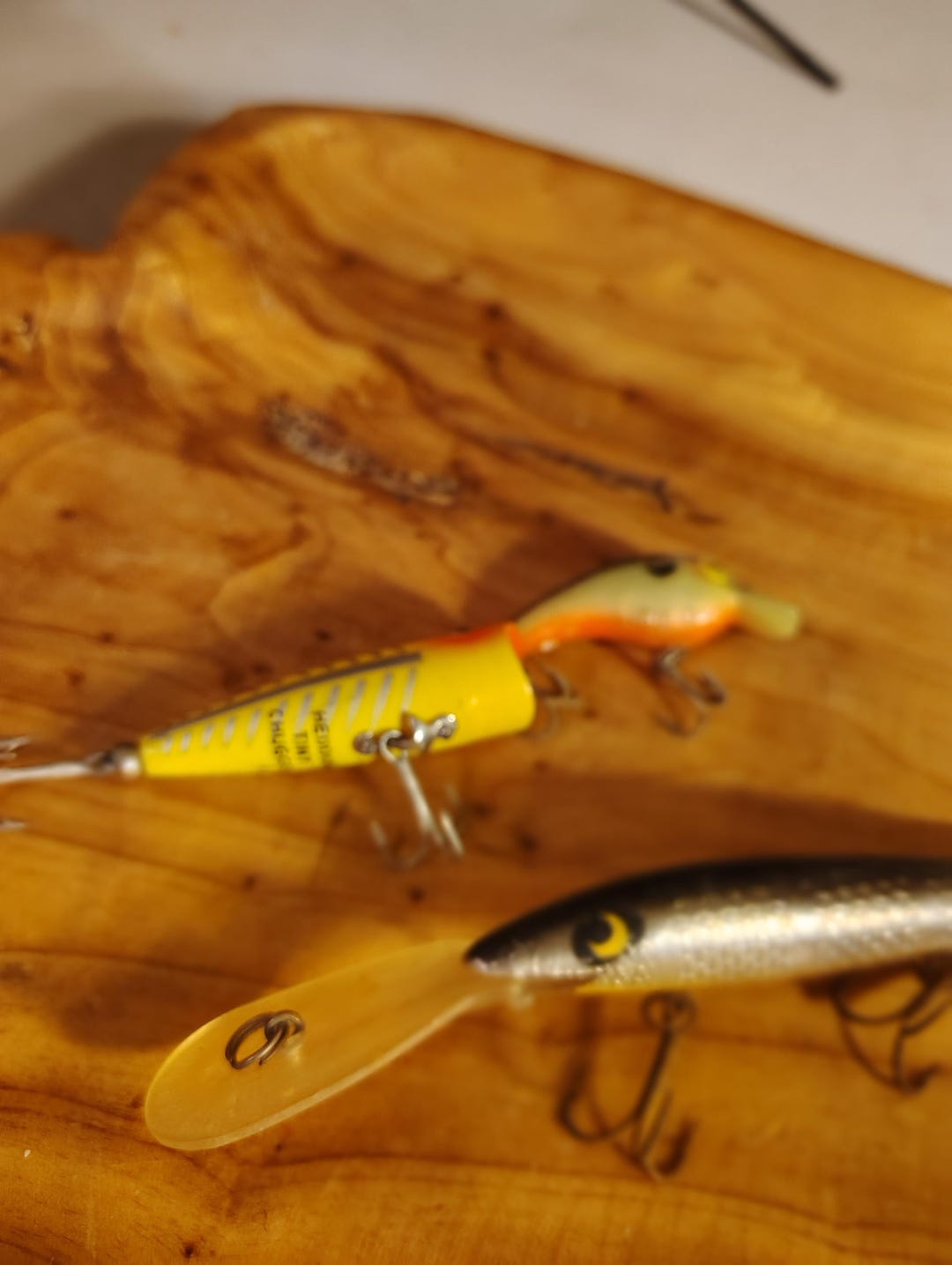 Vintage Fishing Lures Topwater Plugs and Minnow Style Bates Made From ...