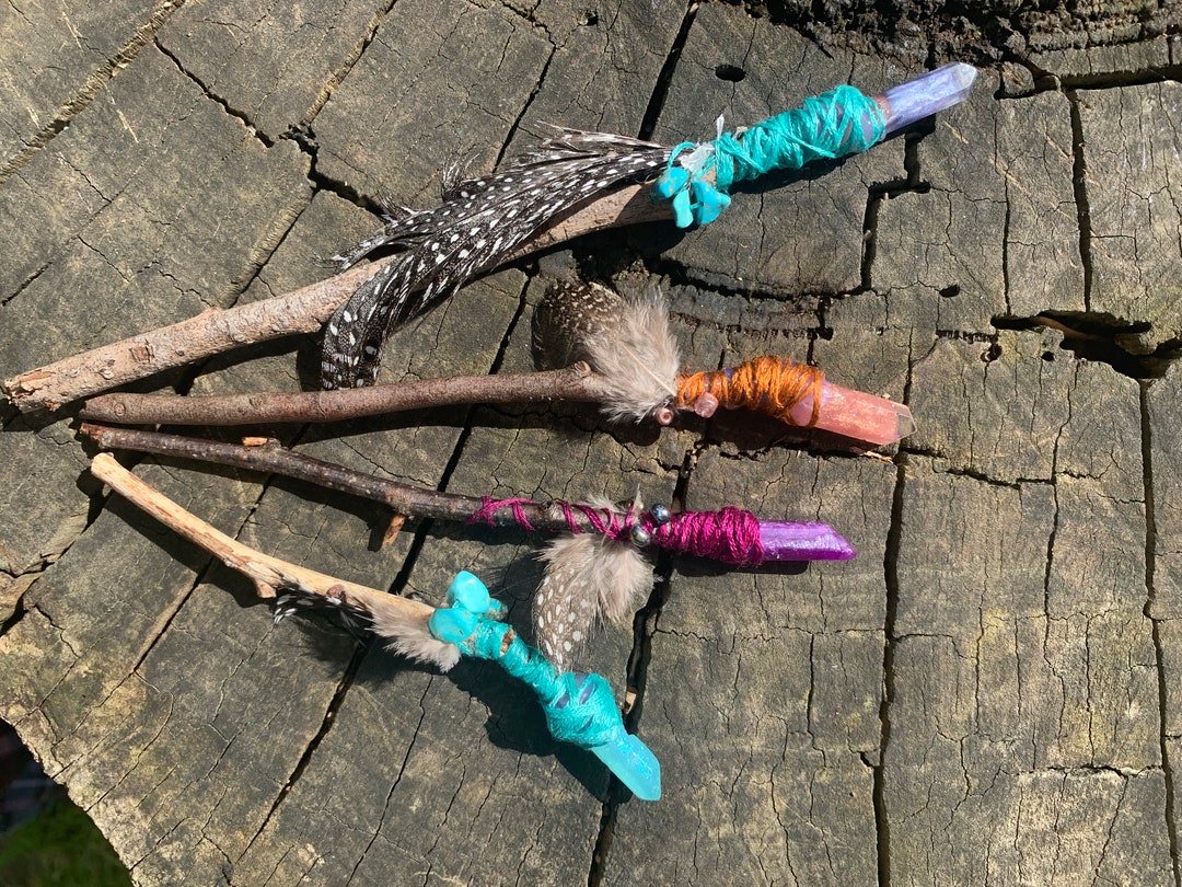 Fae Folk Wand Staff and Sceptres - Etsy
