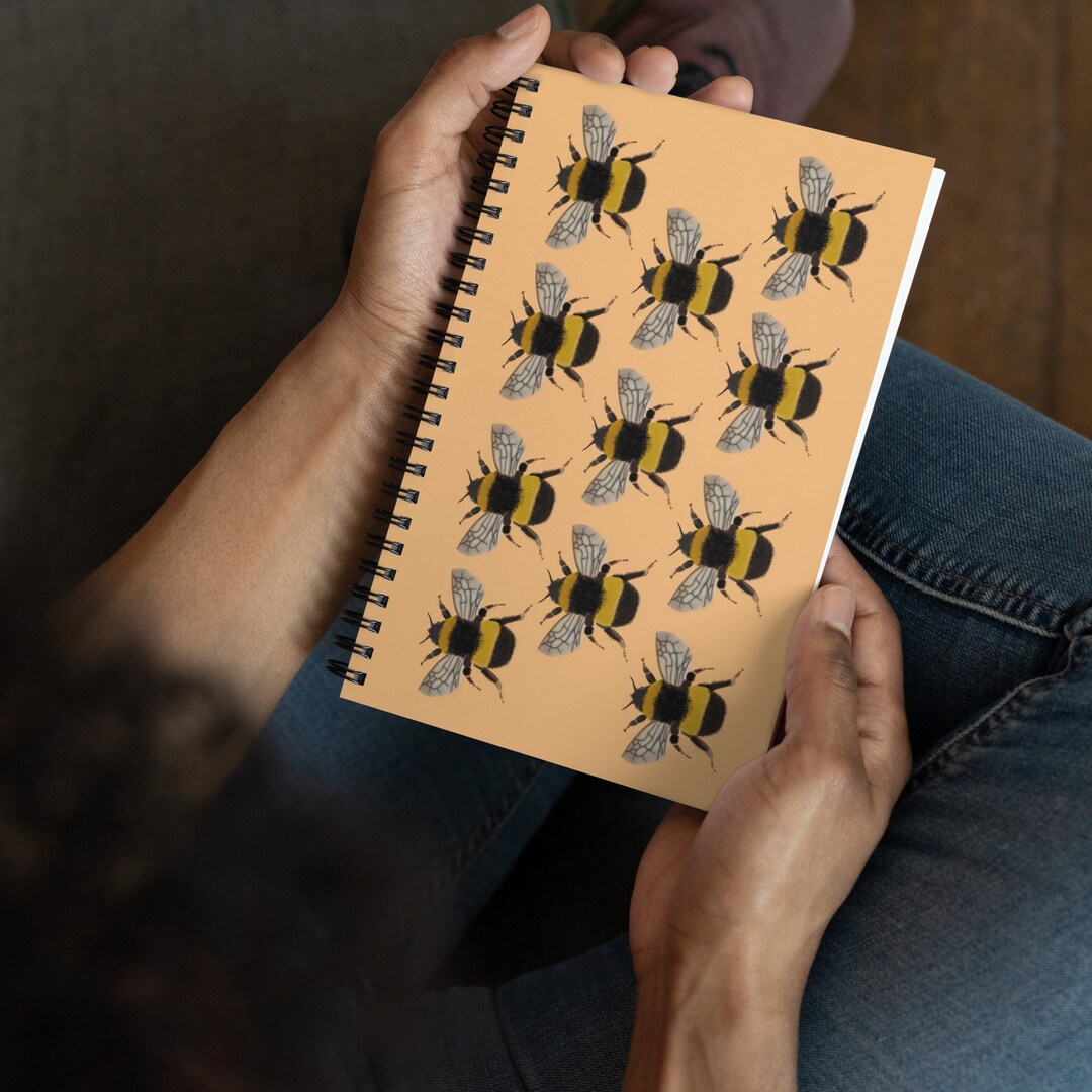Bumblebee A5 Recycled Notebook 48 Pages Plain Paper Bee Notebook Bee ...