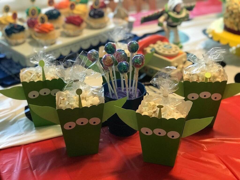 Alien Popcorn Box Martian Popcorn Box | Etsy