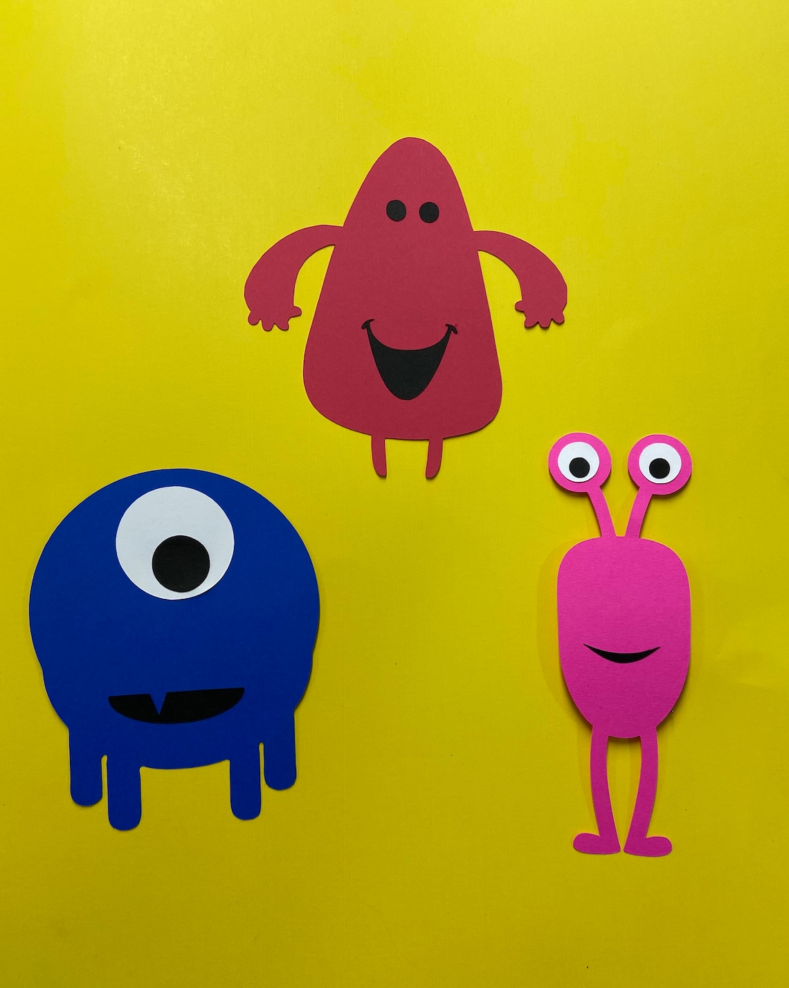 15 Monster Cutouts Die Cuts 5" - Etsy